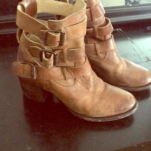 Freebird by Steven Shoes | Hp Steve Madden Freebird Leather Lazor Bootie | Poshmark